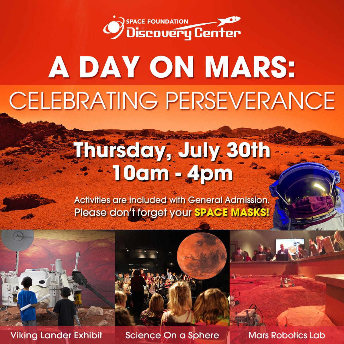 A Day on Mars: Celebrating Perserverance - July 23, 2020
